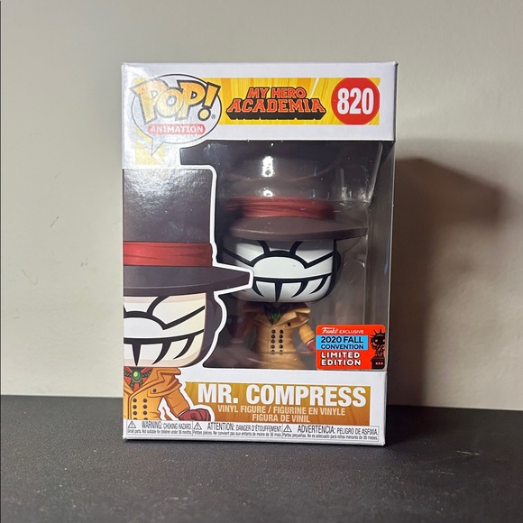 Funko | Toys | Funko Mr Compress Action Figure Black White Brown | Poshmark